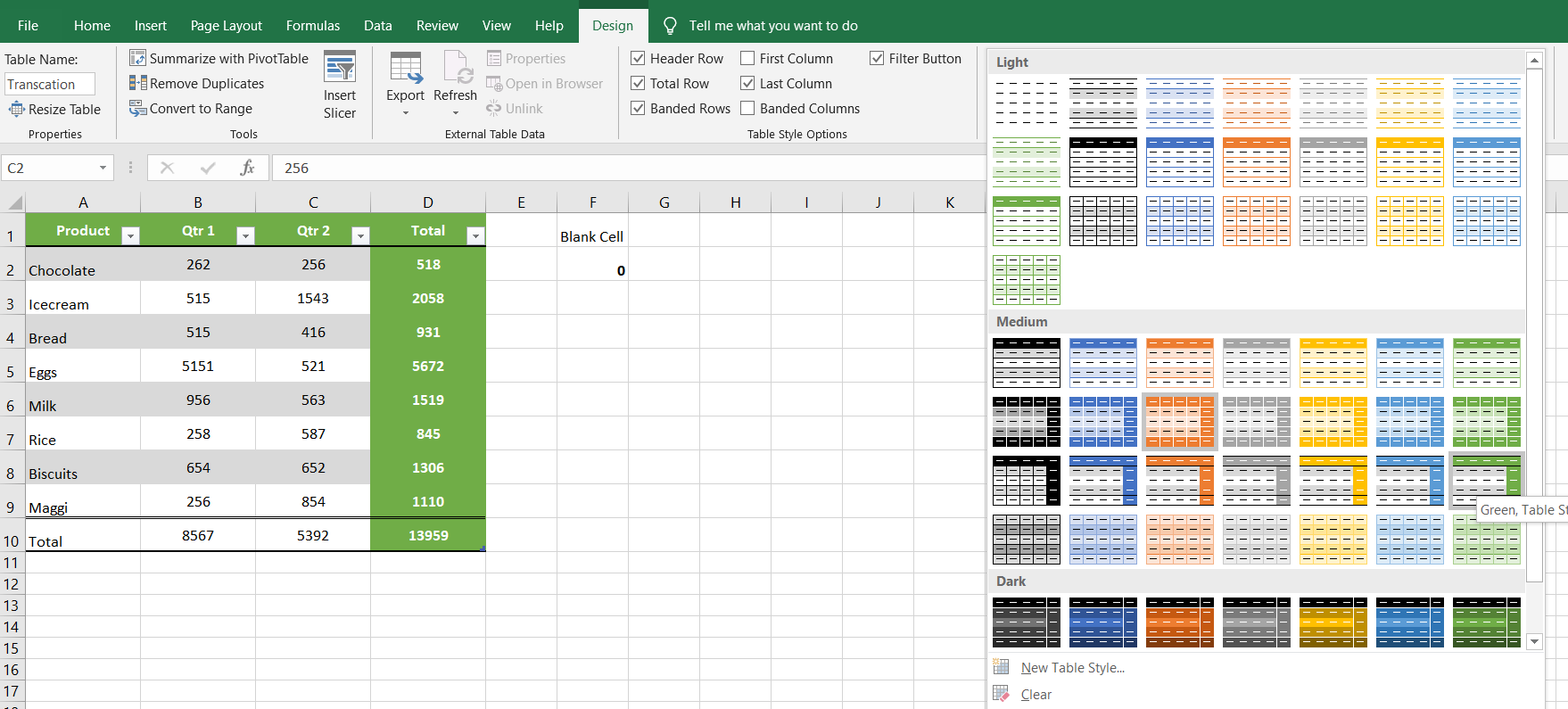 Excel Table How To Create And Manage In Microsoft Excel Xl In Excel